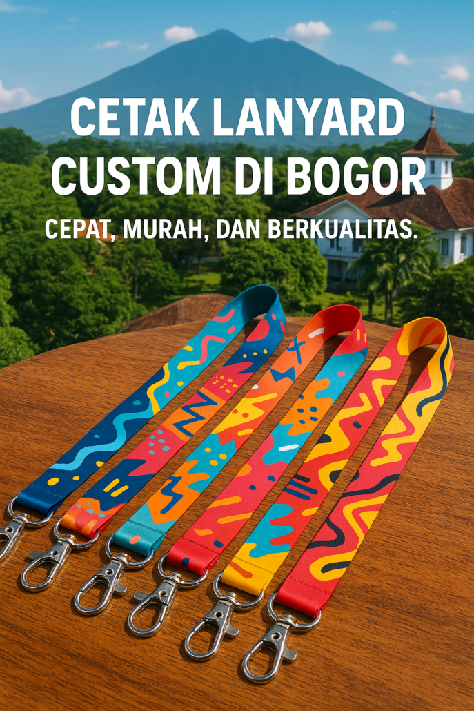 Cetak Lanyard Custom Bogor | Produksi Cepat & Harga Terbaik